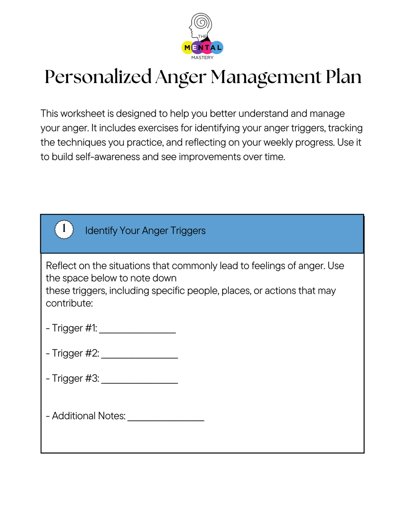 Effective Anger Management Techniques for Everyday Life (+ Worksheet)